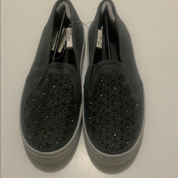 Maurices | Shoes | Nwt Maurices Grey Slip On Embellished Shoes | Poshmark